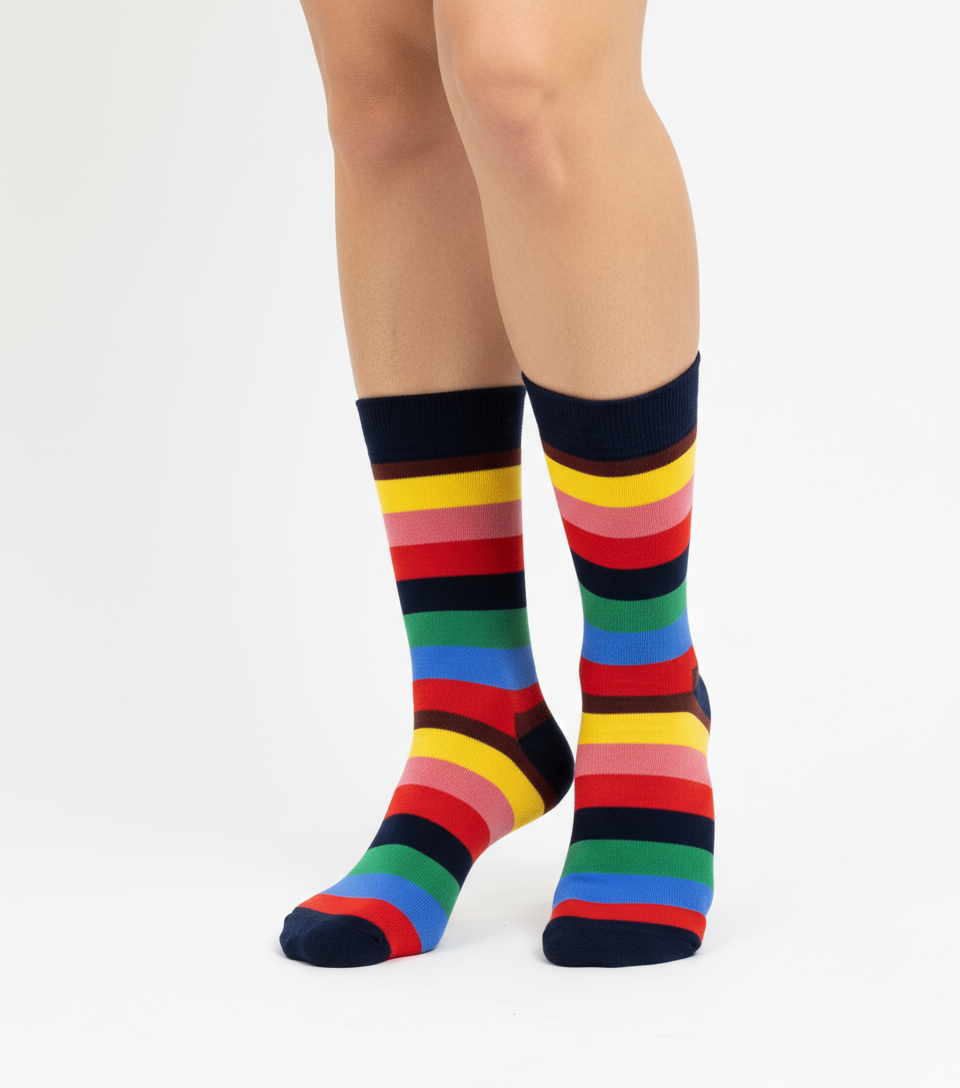 Diverse Charm Socks – Colorful Patterned Socks by ModSoles